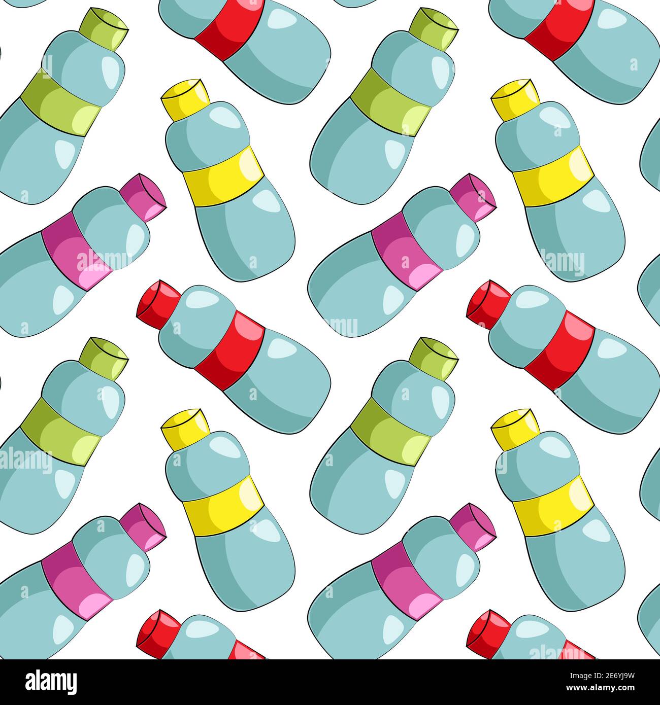 Bootle of water Stock Vector Images - Alamy