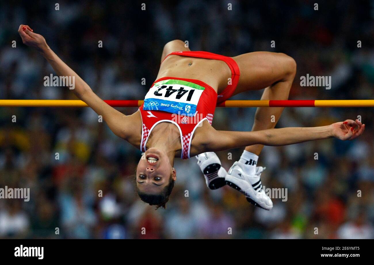 Blanka Vlasic Croatia Olympic Stadium High Resolution Stock Photography ...