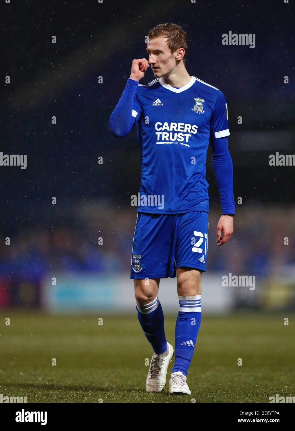 Flynn Downes of Ipswich Town is seen during the Sky Bet League One ...