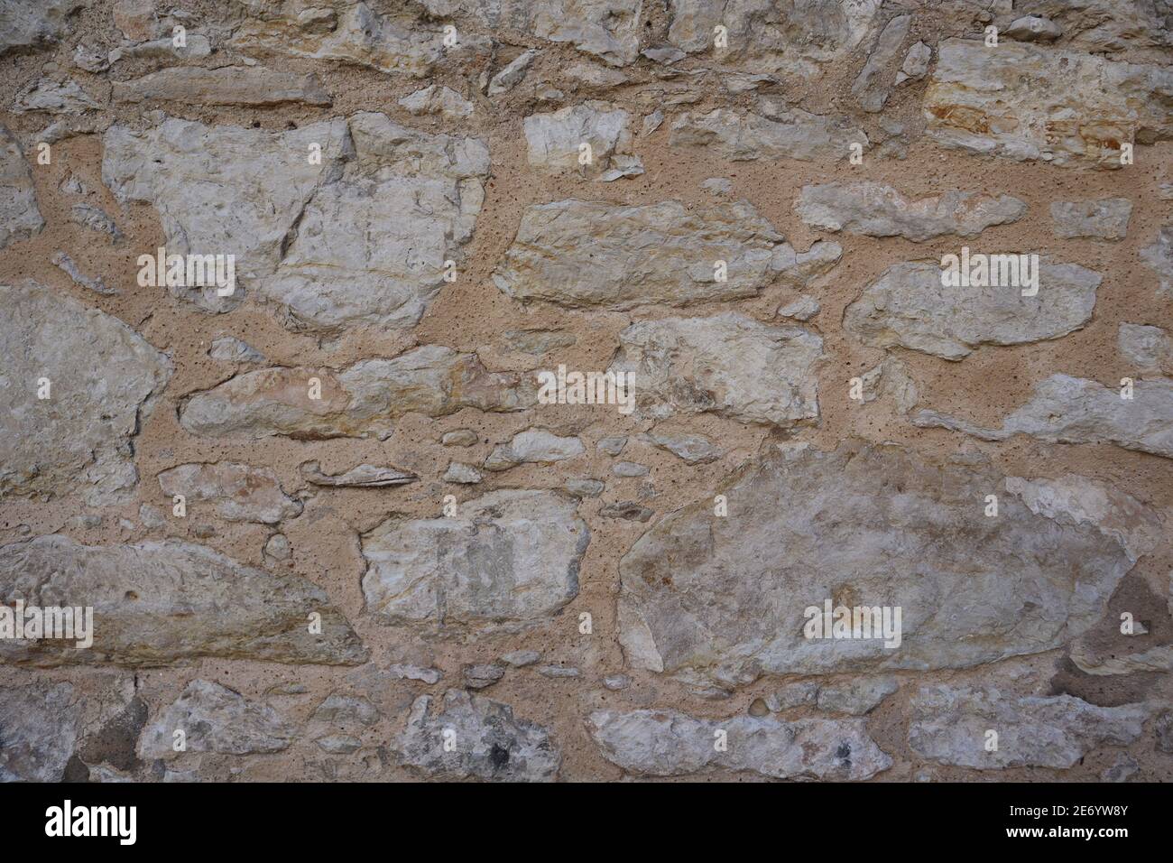 Texture of a rock wall of the Alamo in San Antonio, Texas Stock Photo ...