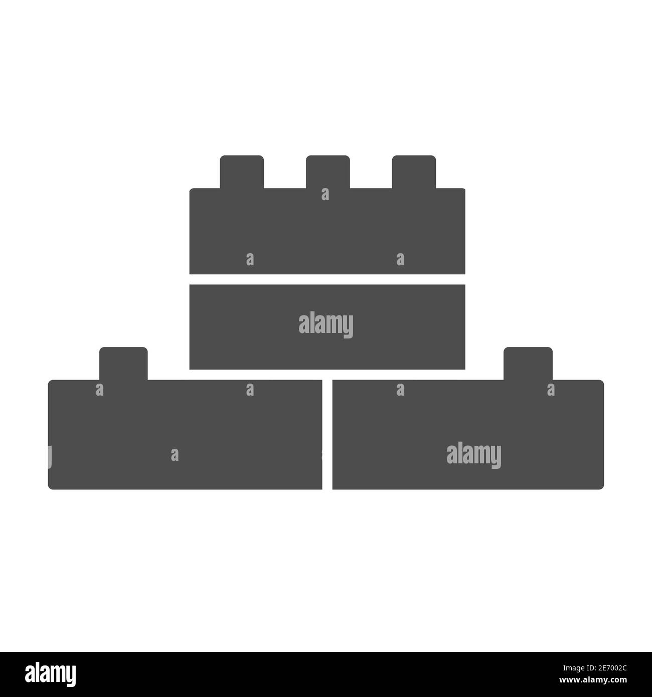 Lego Block Outline Side