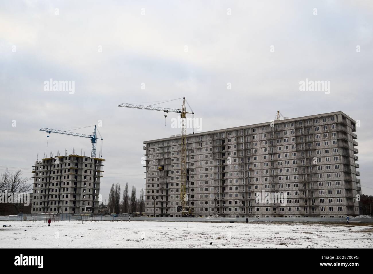 Construction site tall concrete hi-res stock photography and images - Alamy