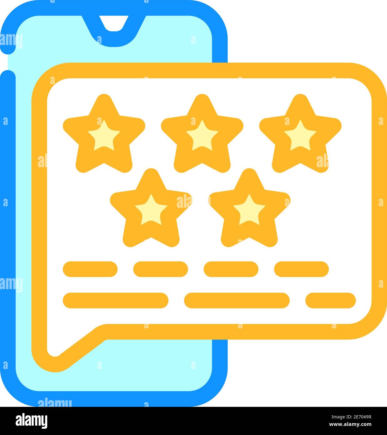 review of call center work color icon vector illustration Stock Vector ...