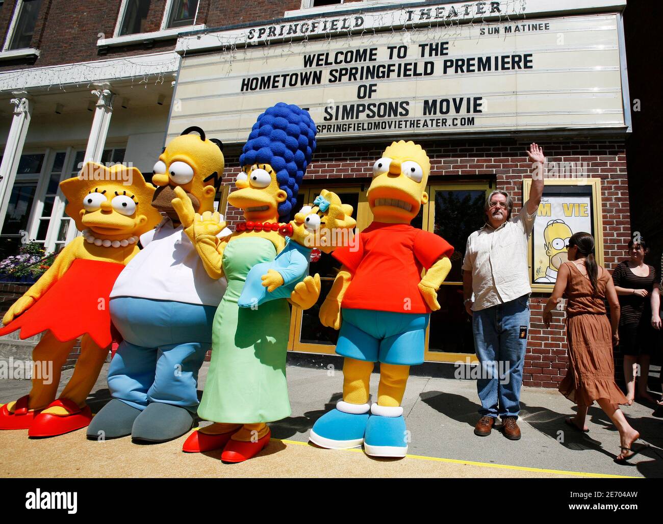 Matt groening creator simpsons matt hi-res stock photography and images ...