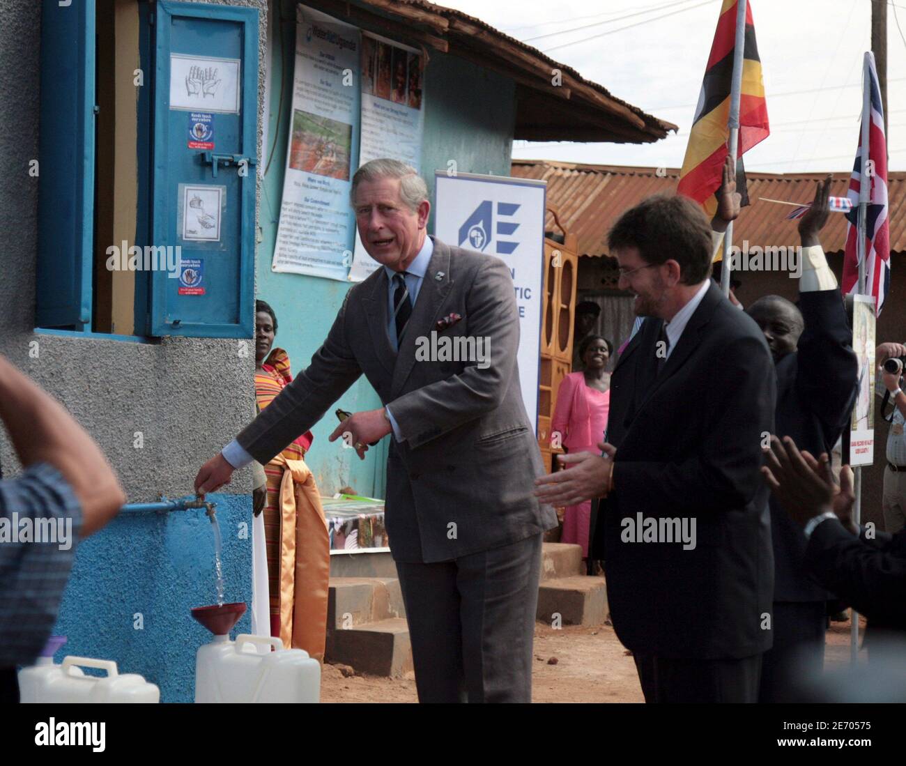Prince charles in kampala hi-res stock photography and images - Alamy