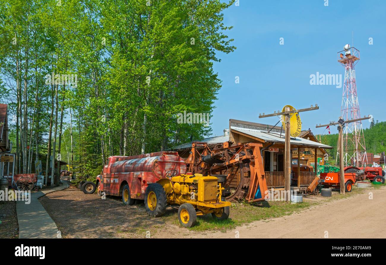 Canada, British Columbia, Fort Nelson Heritage Museum, vehicles ...