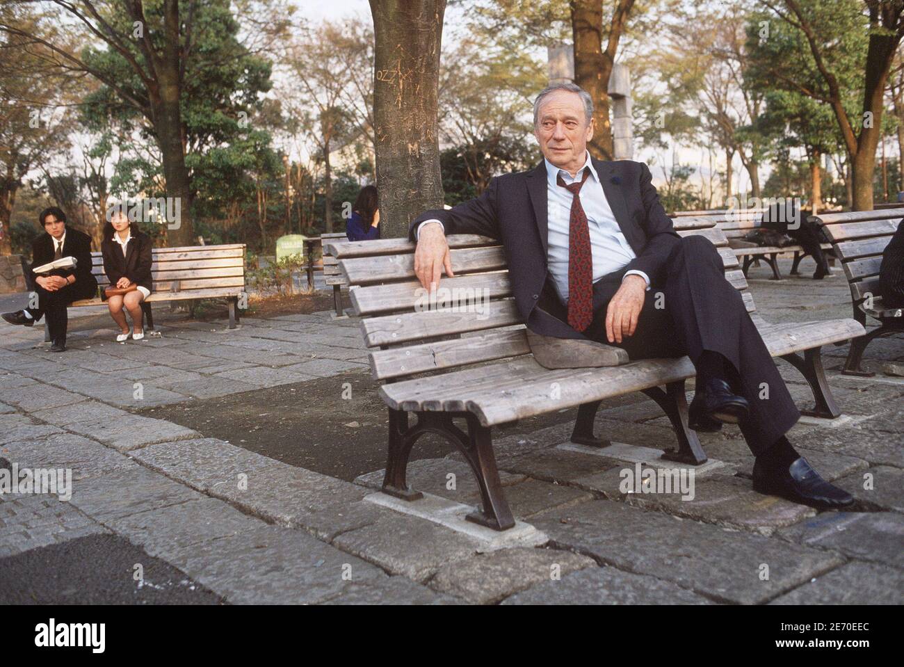 File picture of French singer and actor Yves Montand, in Tokyo, Japan ...