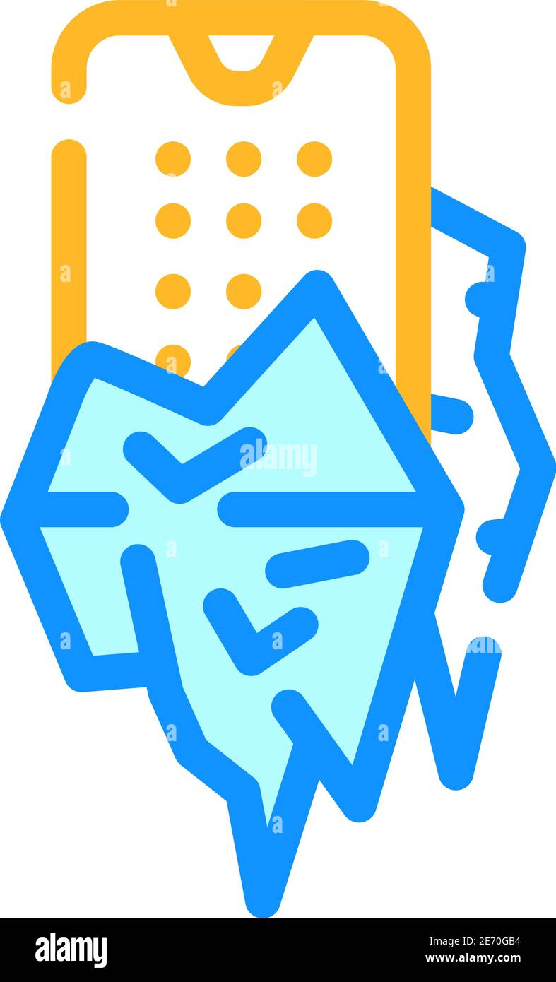 Phone frozen Stock Vector Images - Alamy