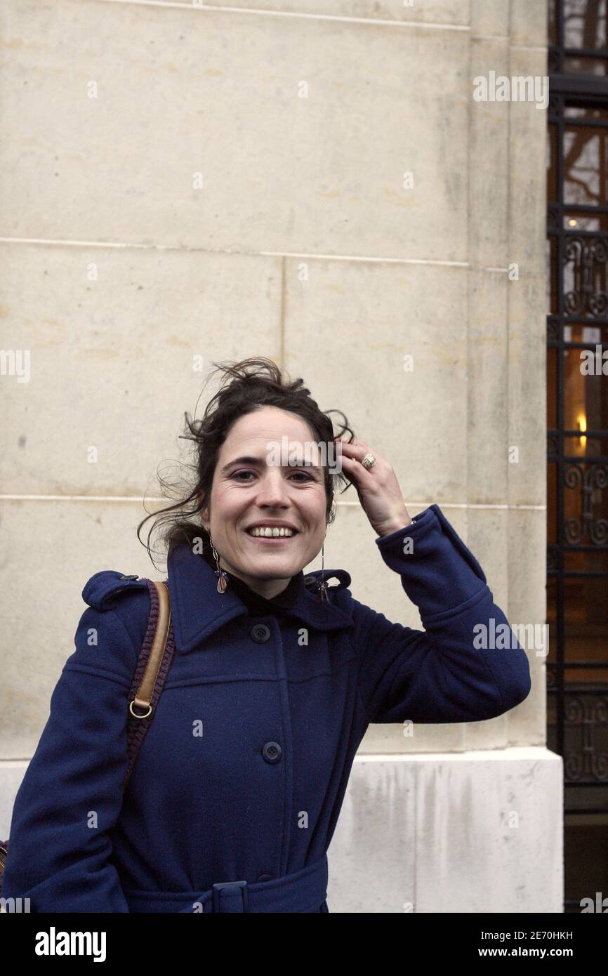 Francois Mitterrand's daughter Mazarine Pingeot-Mitterrand attends the ...