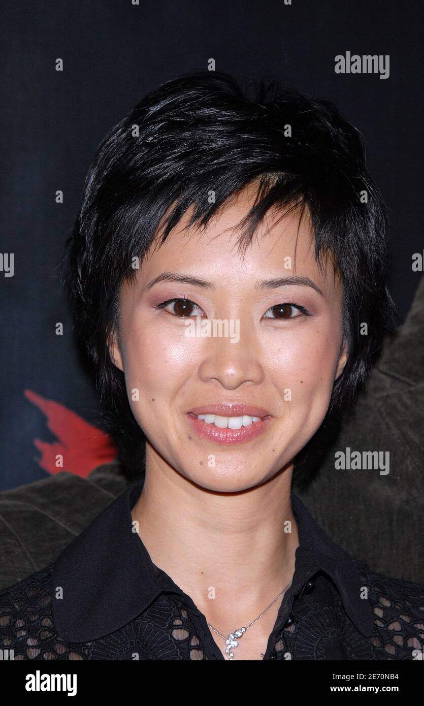 Cast member Linh Dan Pham poses as she arrives to the premiere of her ...