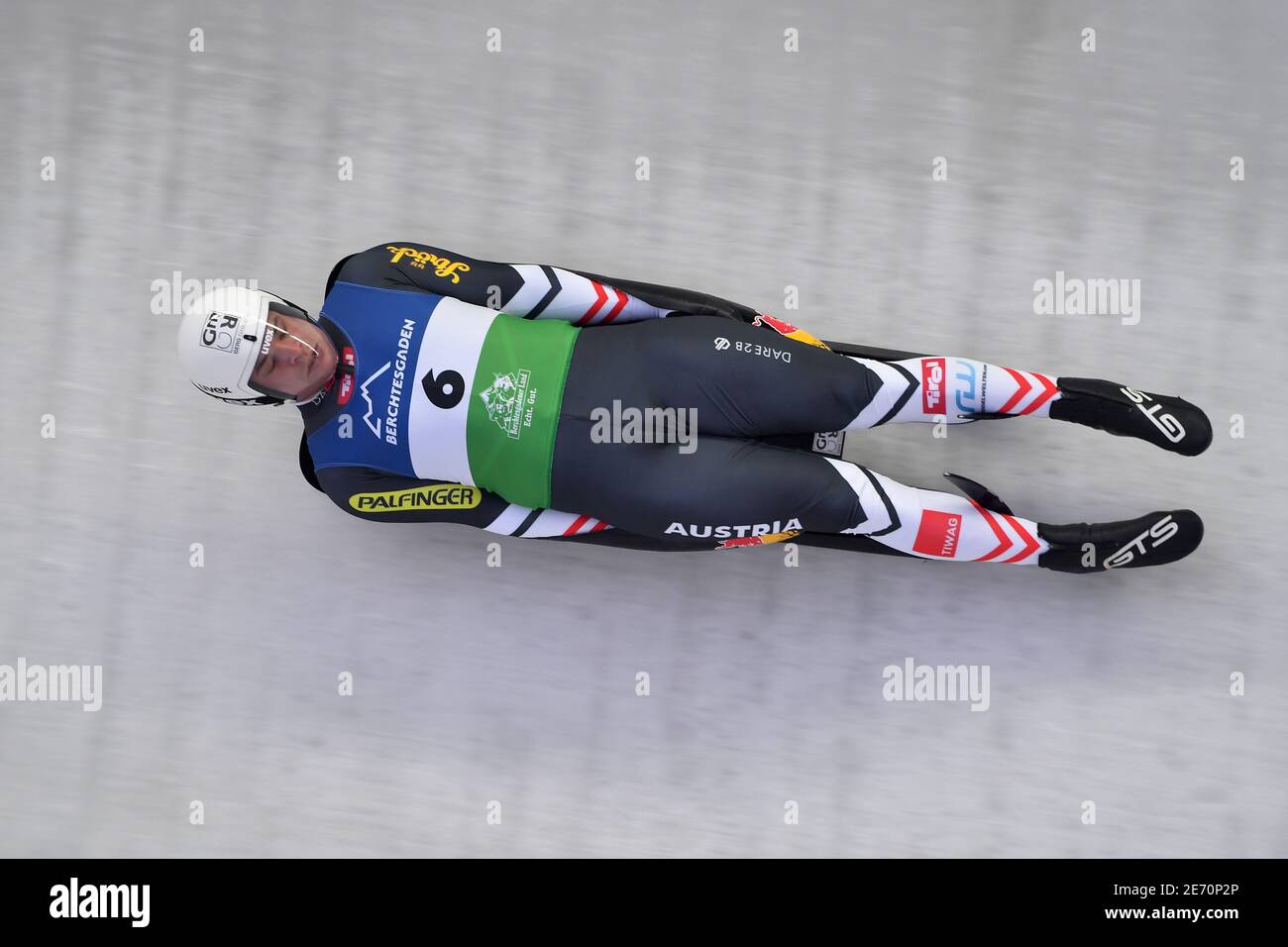 Jonas MUELLER (AUT), men's singles, action. Luge 5th FIL Sprint World ...