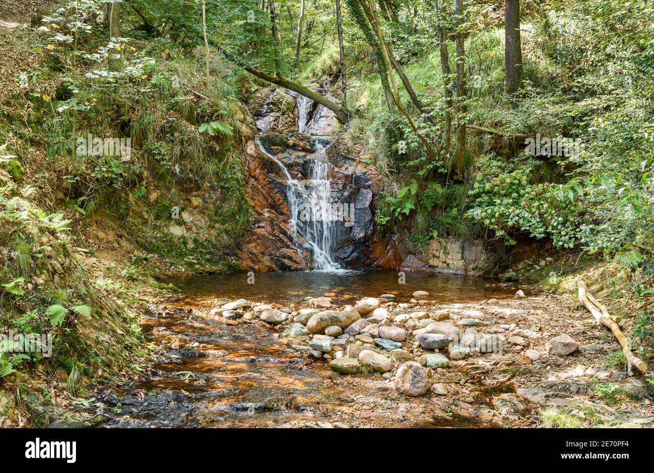 Rio Cavallizza waterfalls of the Cuasso al Monte, Valceresio in the ...