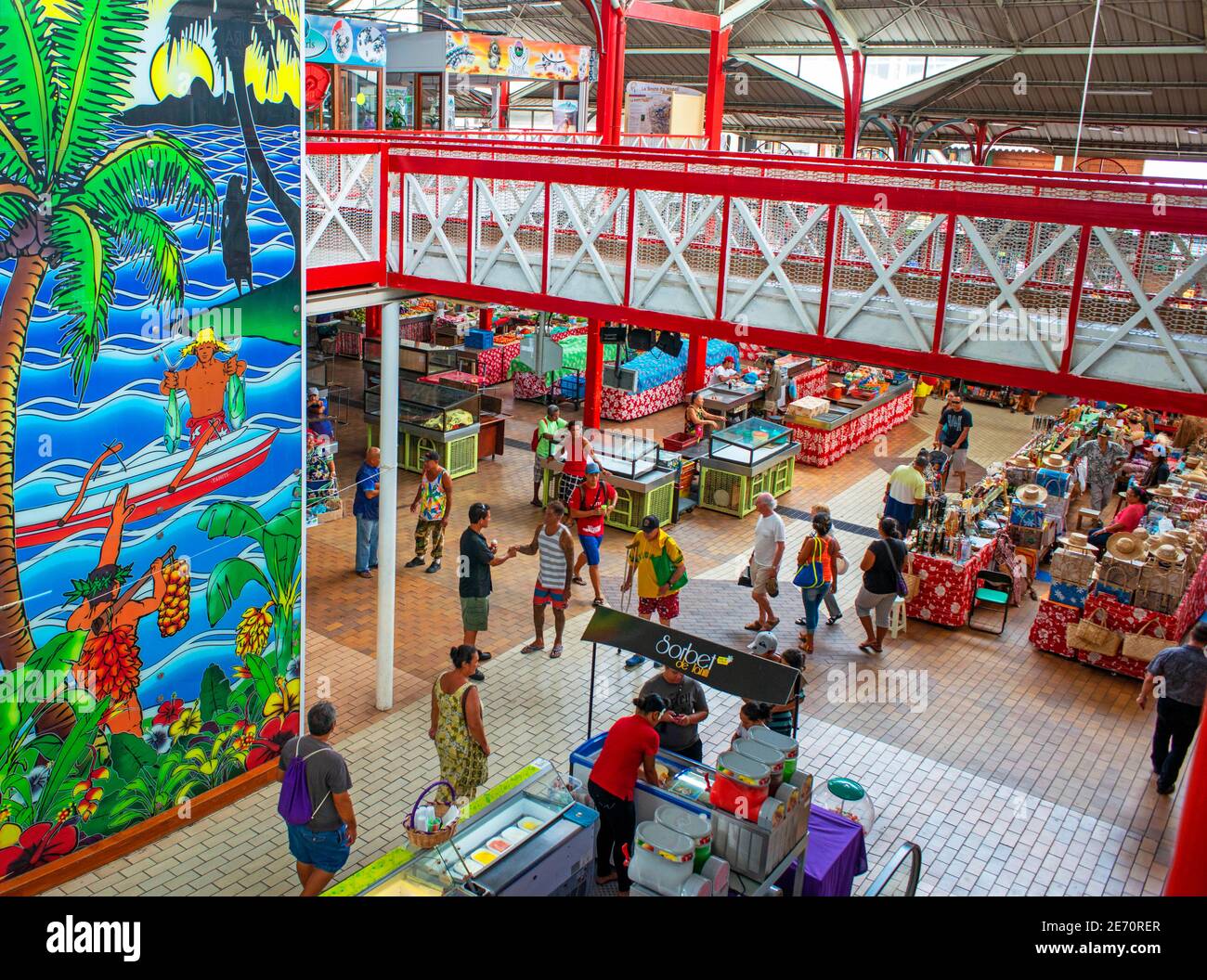 February 2020 - Papeete Municipal covered Market, Papeete, Tahiti ...