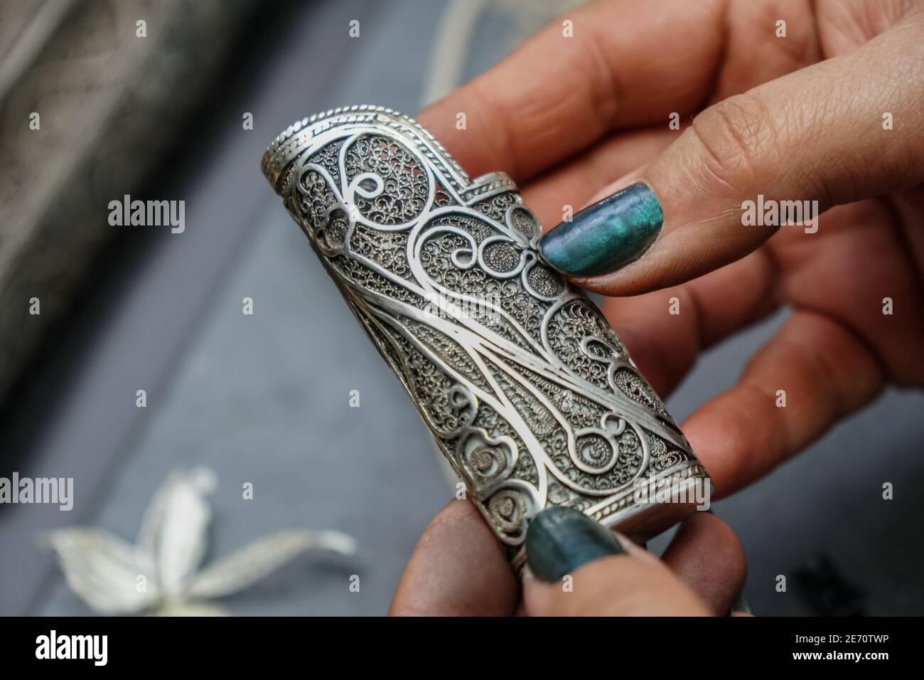 Handcraft master making piece hi-res stock photography and images - Alamy