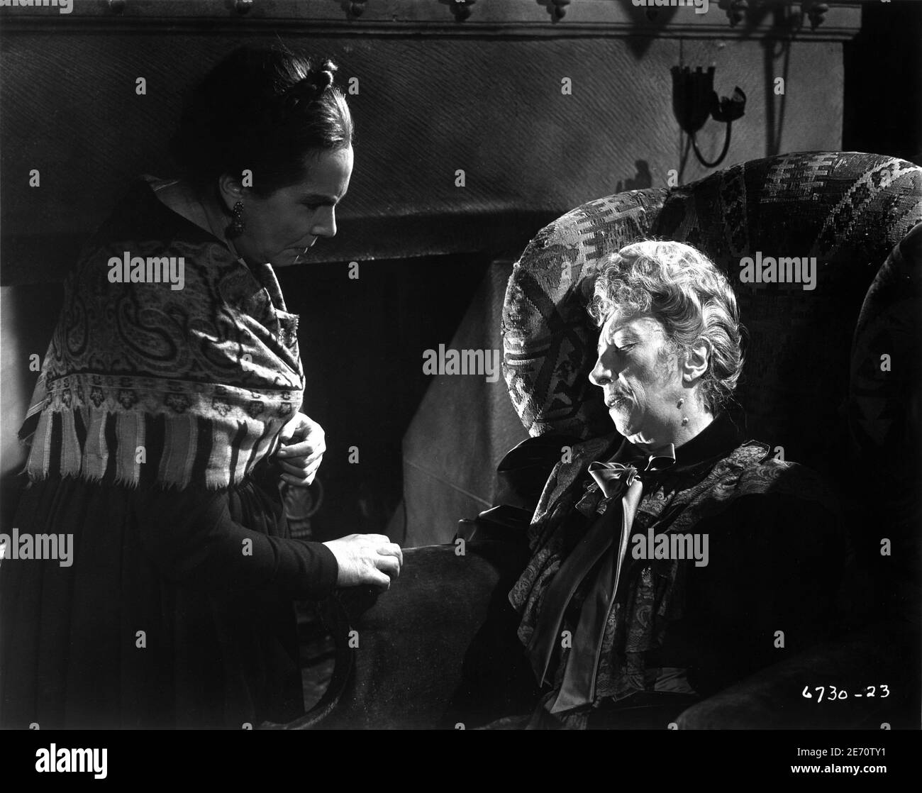 FREDA JACKSON as Greta and MARTITA HUNT as Baroness Meinster in THE ...