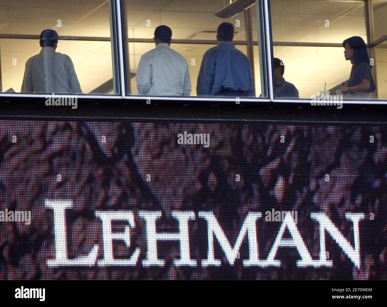 Lehman brothers sign hi-res stock photography and images - Alamy