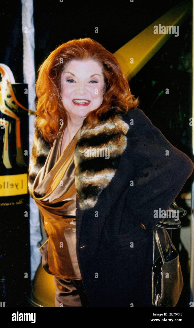 US actress Darlene Conley, star of the US TV Show 'THE BOLD AND THE ...