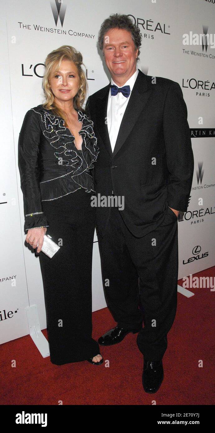 Kathy Hilton and Rick Hilton attend the 2007 Weinstein Company Golden ...