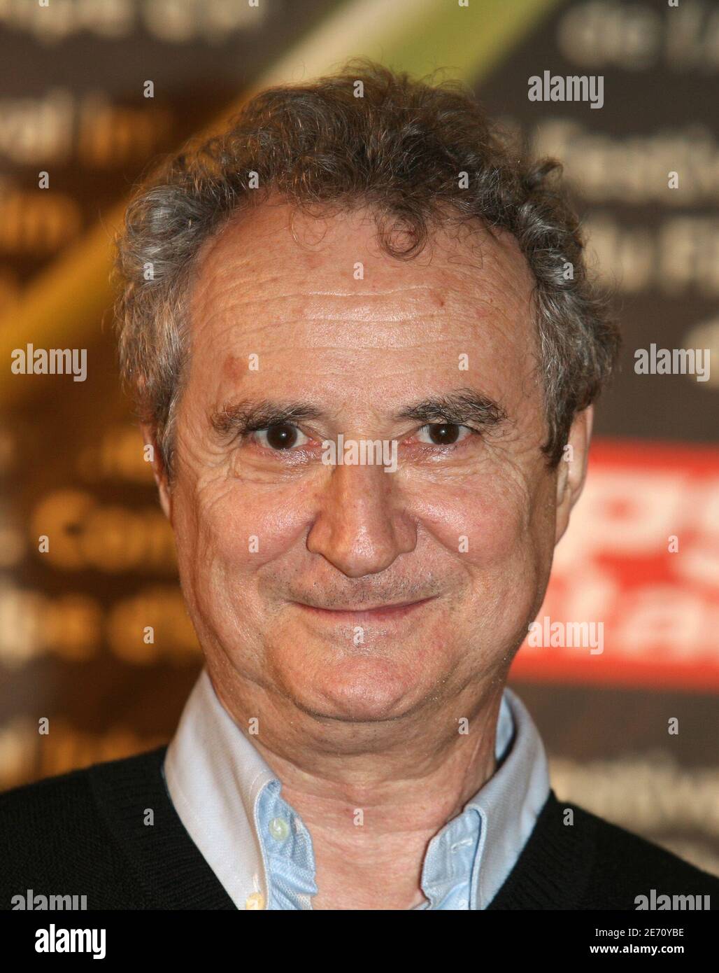 French humorist Daniel Prevost poses for the photographers before the ...