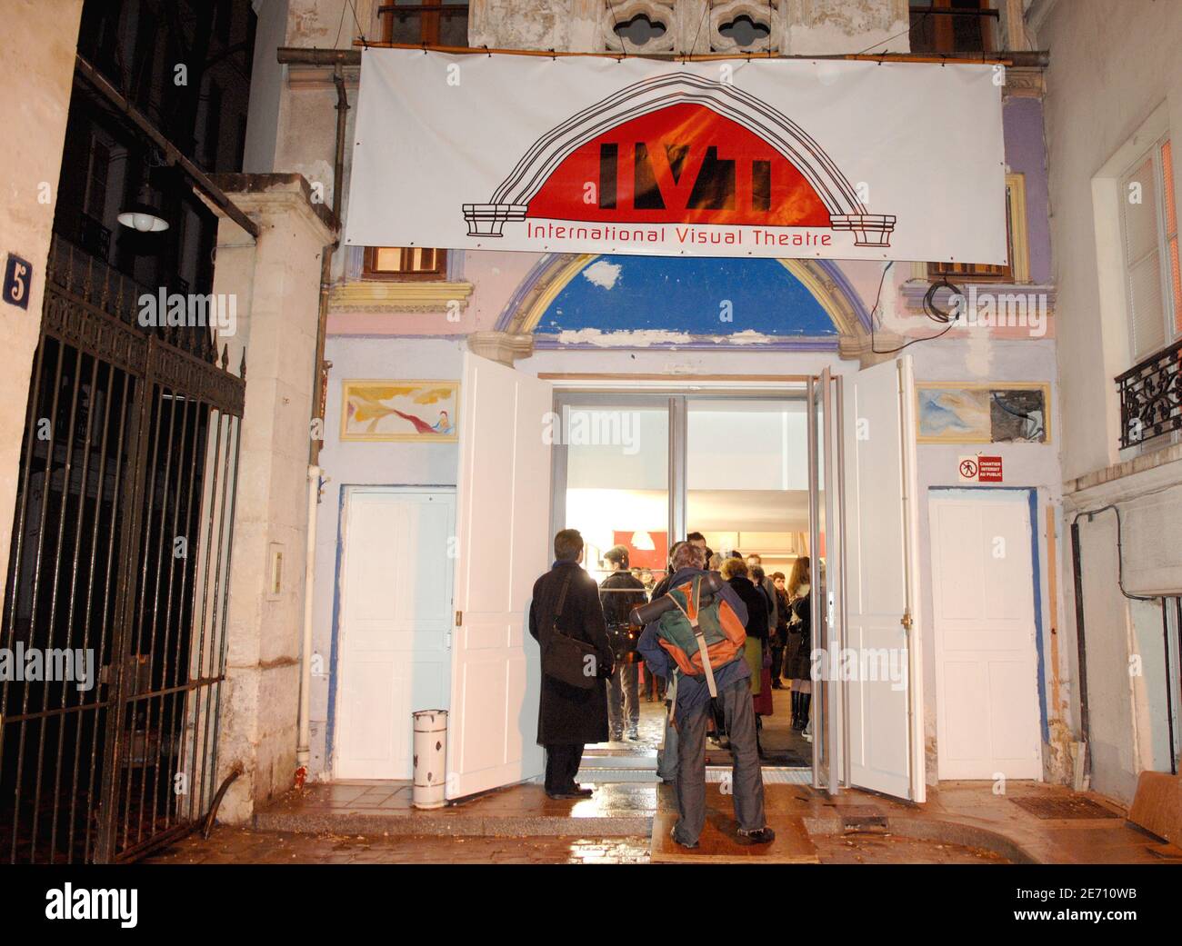 Opening of the 'International Visual Theatre' centre in Paris, France ...