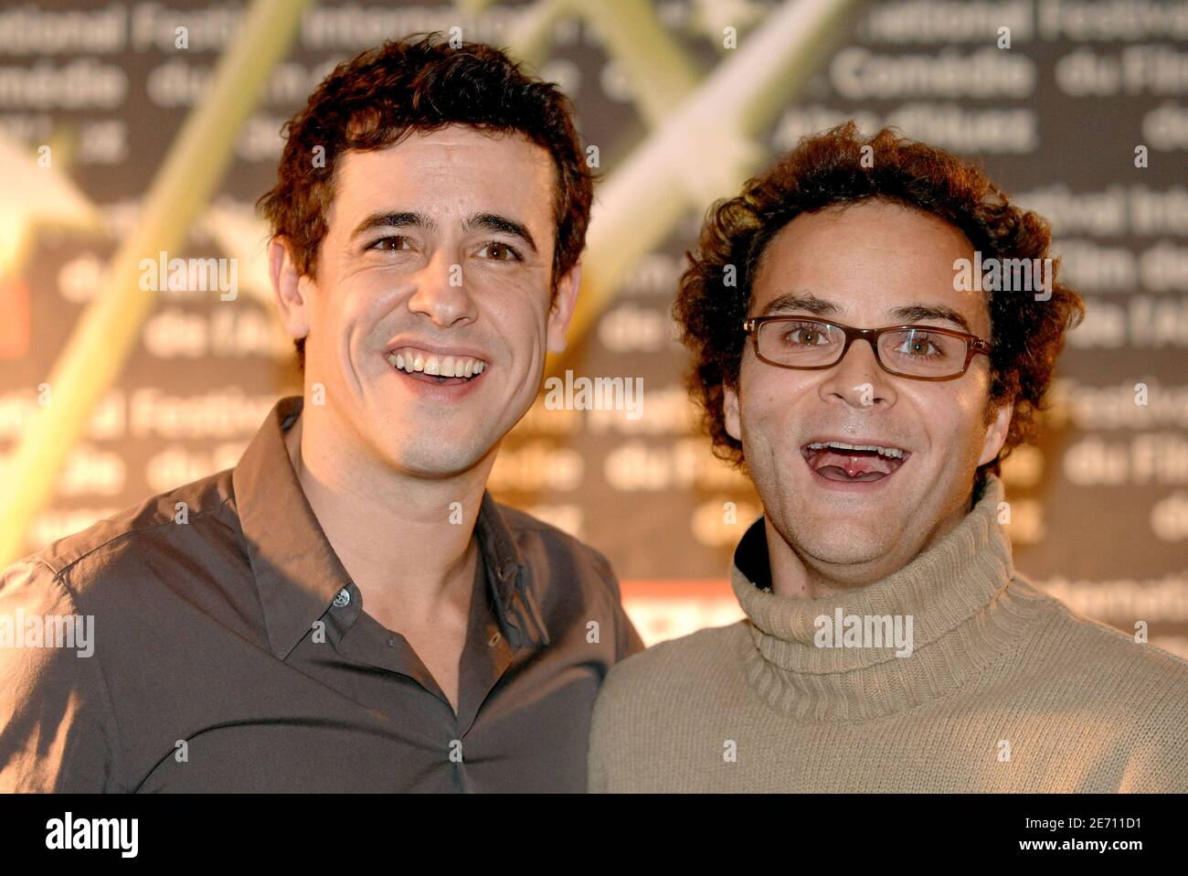 French director Soren Prevost and actor Karim Adda pose during the ...