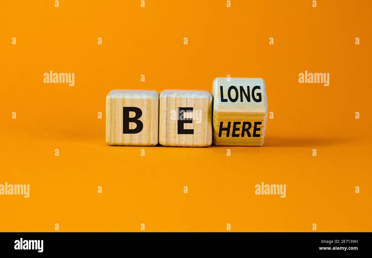 Be here belong symbol. Turned a cube and changed words 'be here' to ...
