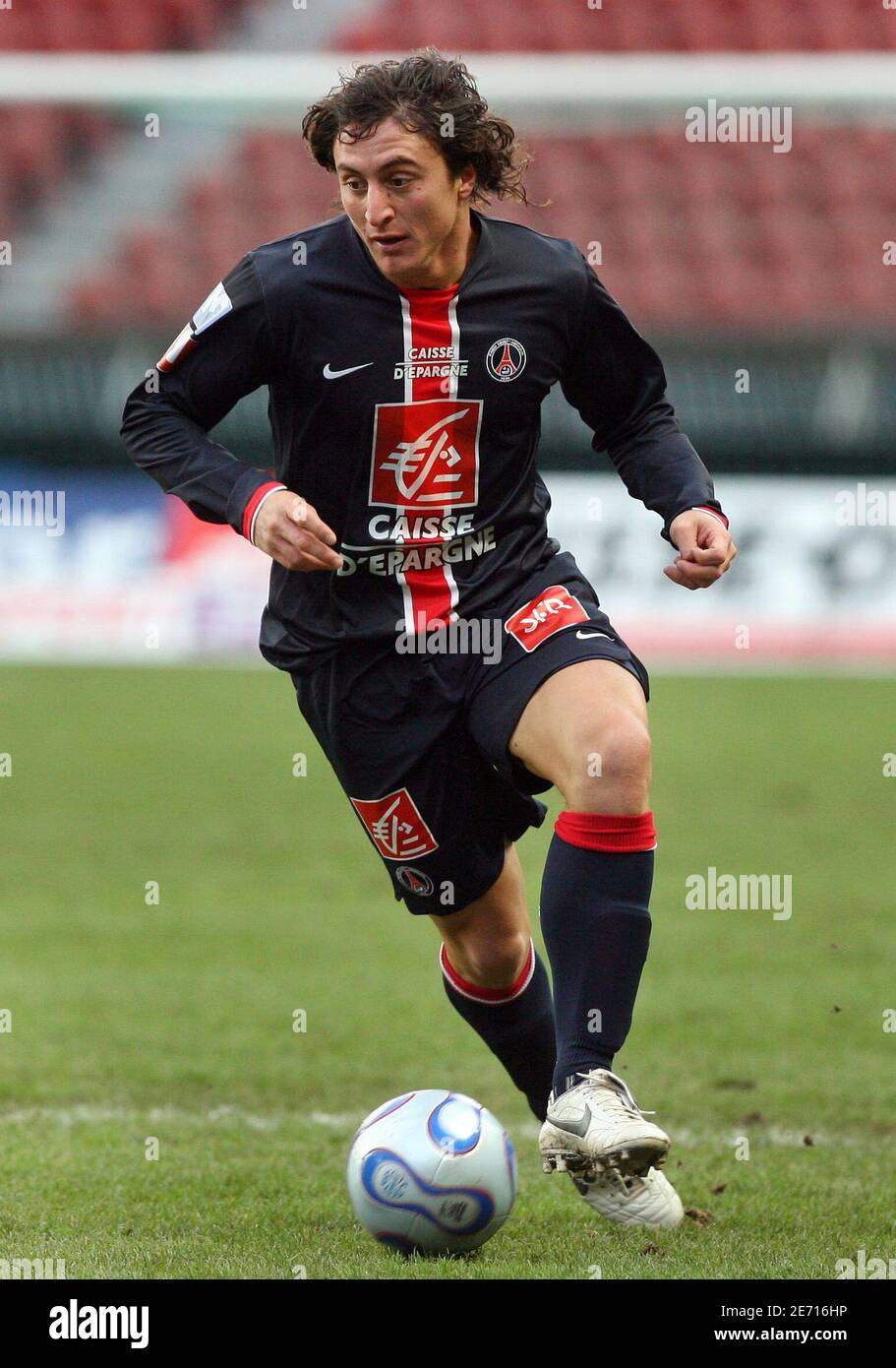 PSG's Cristian Rodriguez during the French Cup, Paris-Saint-Germain vs ...