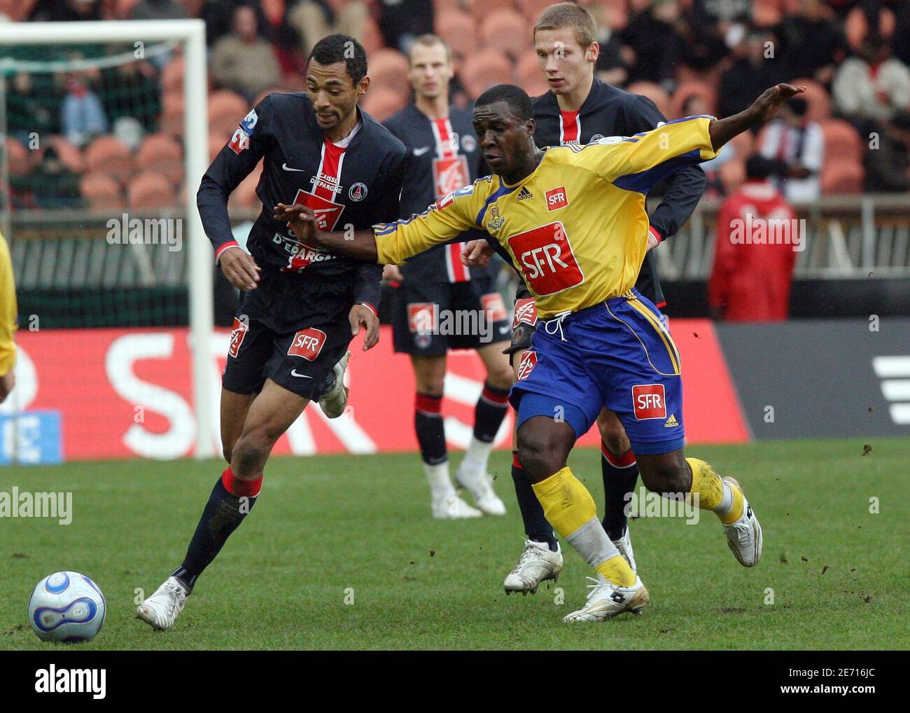 PSG's Edouard Cisse during the French Cup, Paris-Saint-Germain vs ...