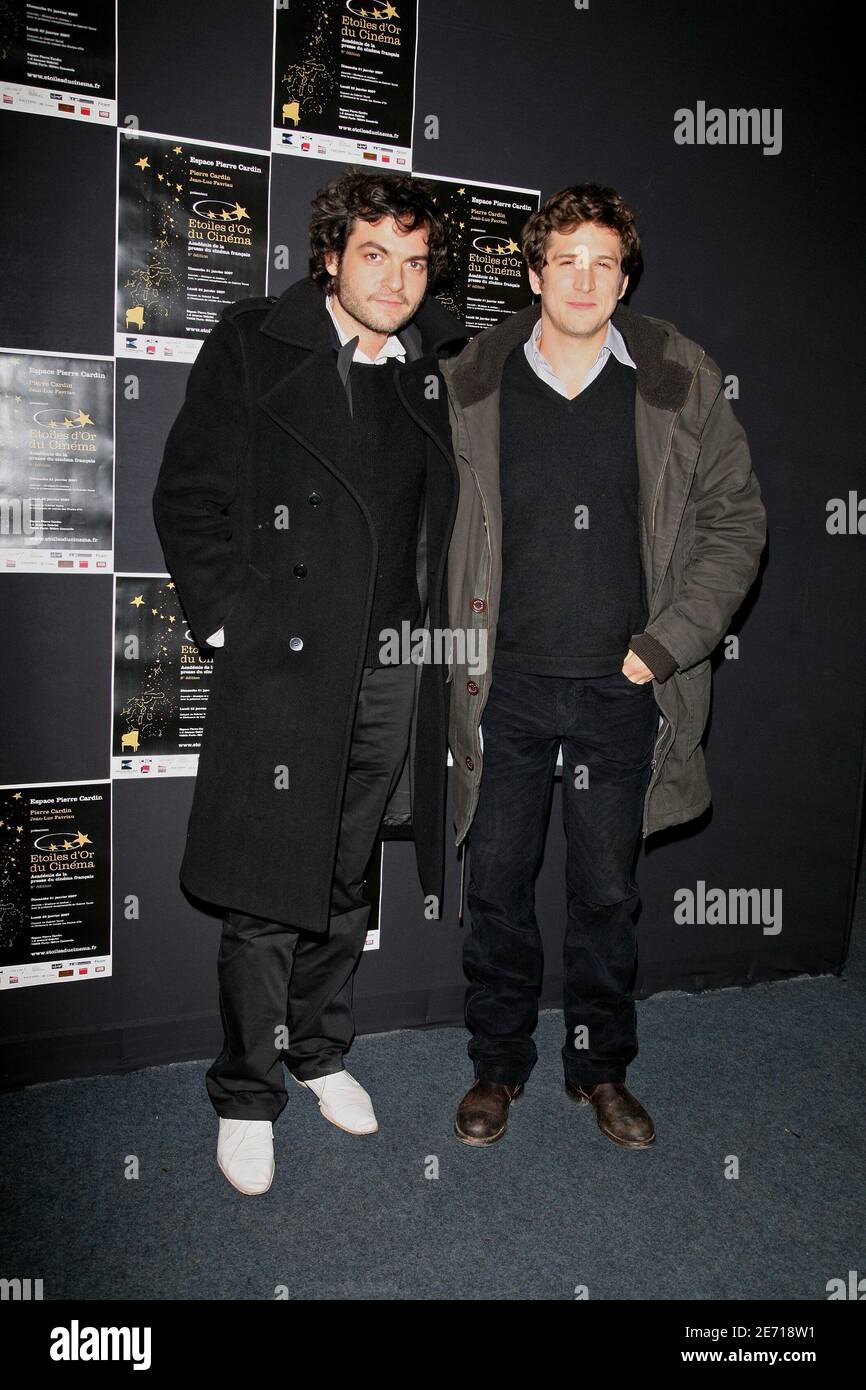 French singer Mathieu Chedid and french actor and director Guillaume ...