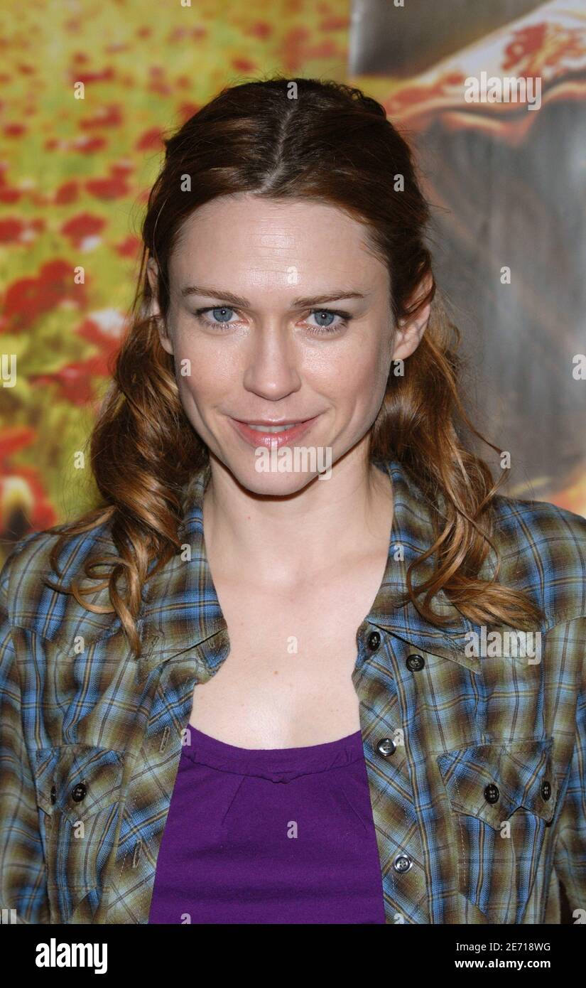 Canadian actress Marie-Josee Croze poses for pictures as she arrives to ...