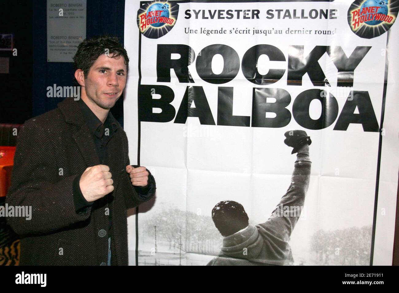 EXCLUSIVE. Box champion Jerome Thomas attends the 'Rocky Balboa ...