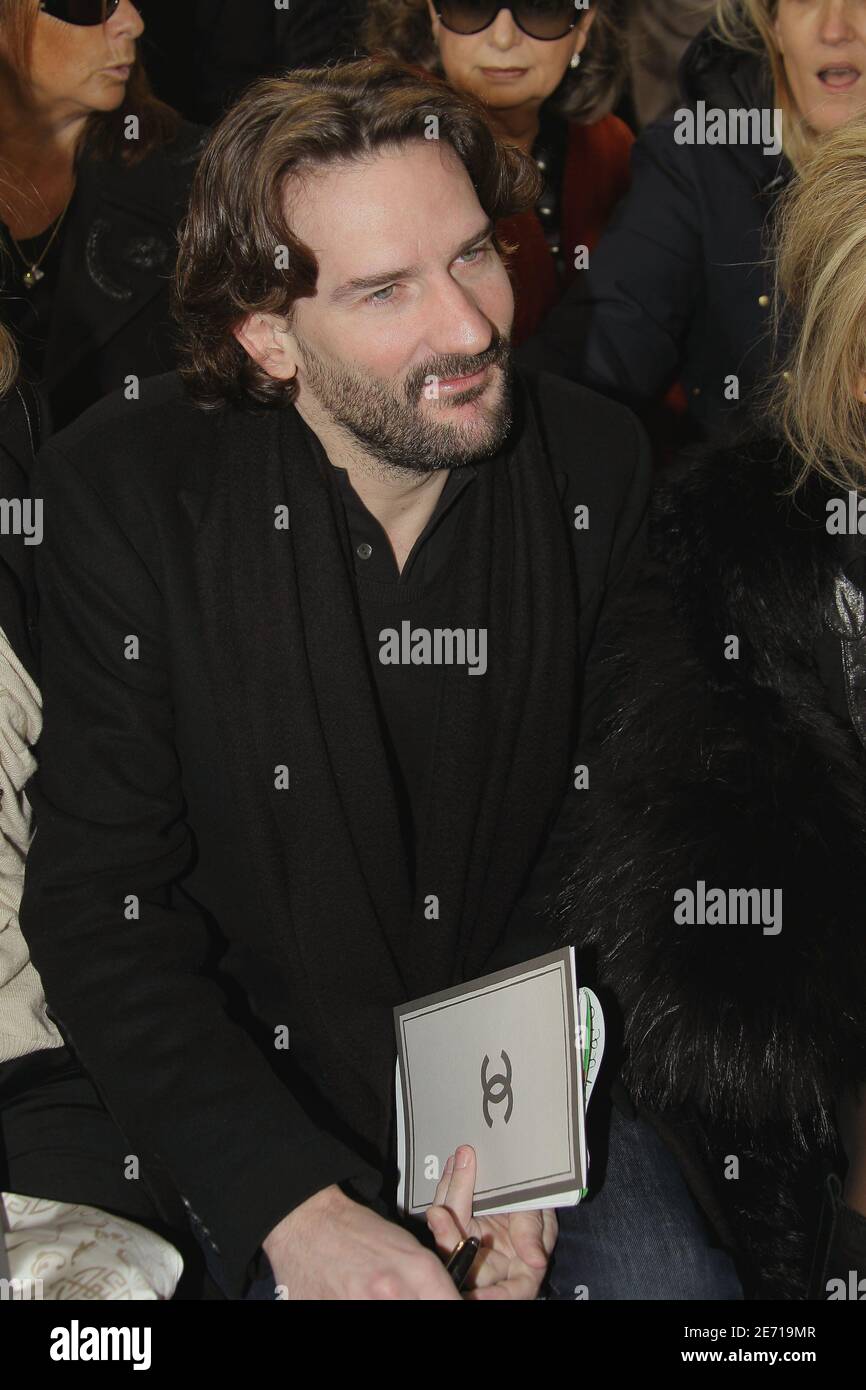 French author Frederic Beigbeder attends Chanel's Haute-Couture Spring ...
