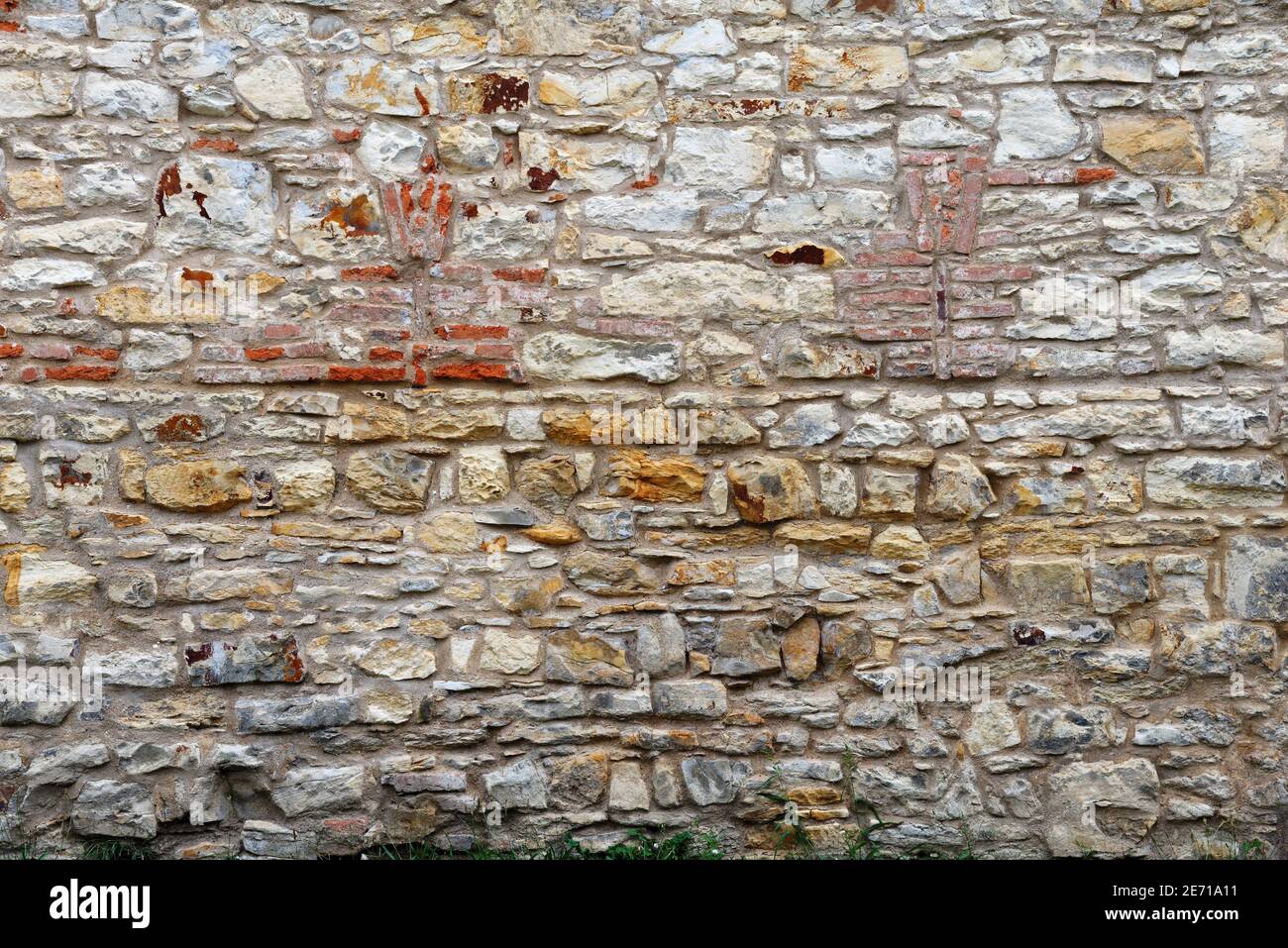 Ancient stone wall texture Stock Photo - Alamy