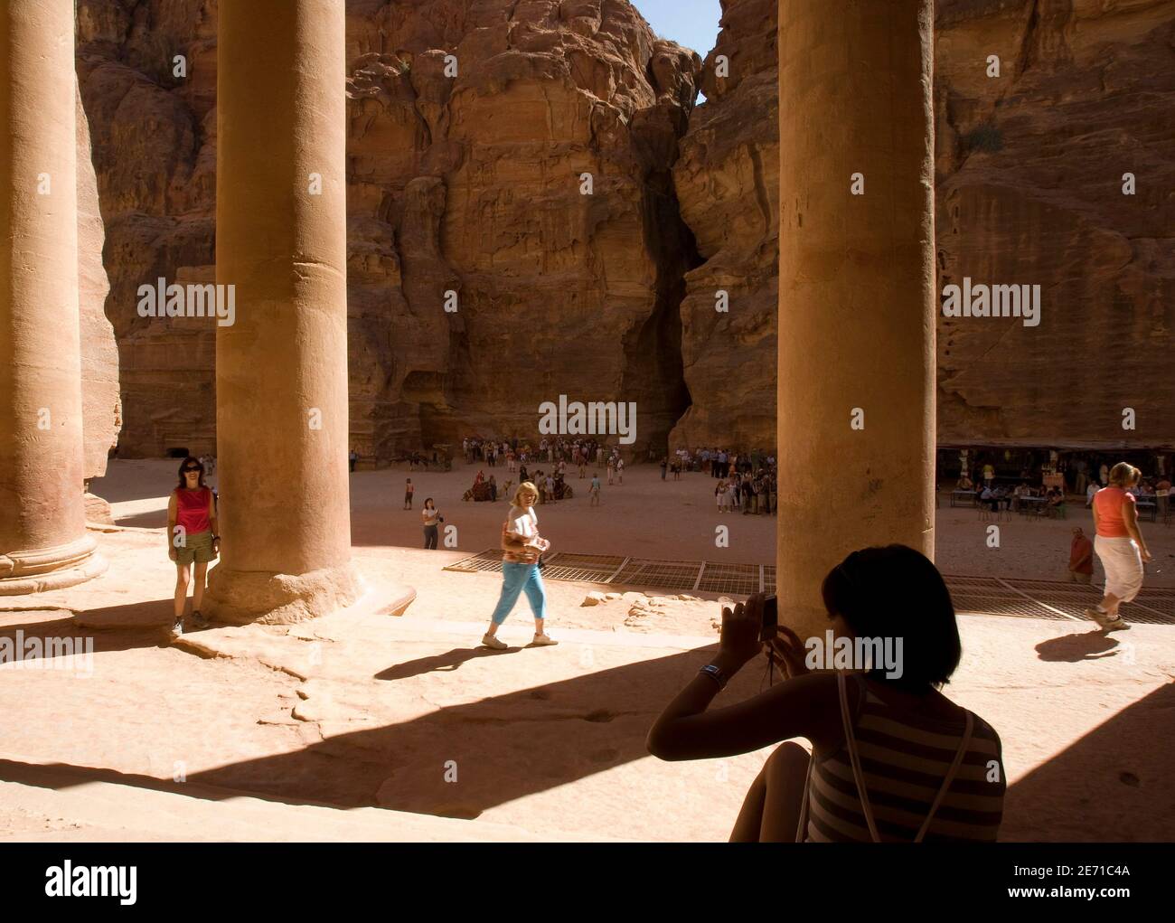 Inside treasury petra jordan hi-res stock photography and images - Alamy