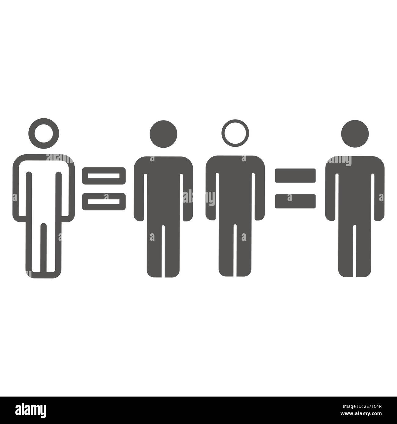 Black People Equal Logo