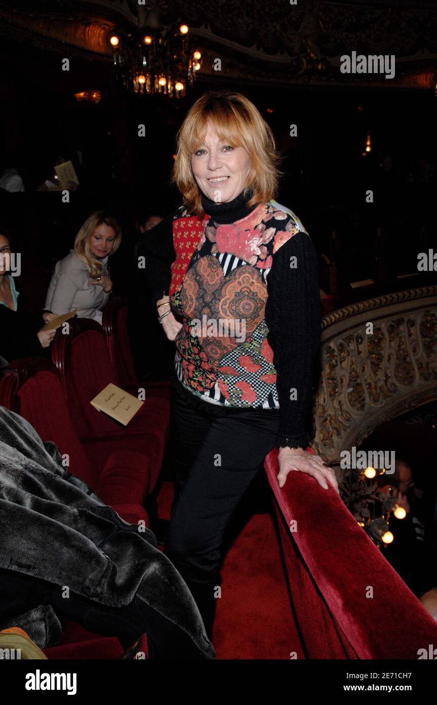 French actress Mylene Demongeot attends the Franck Sorbier Haute ...