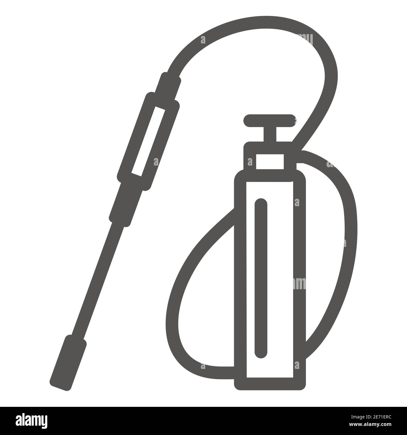 Spraying insecticide garden Stock Vector Images - Alamy