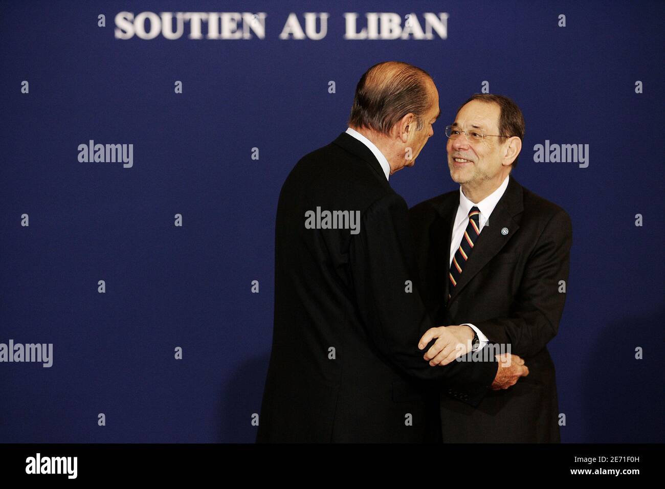 French President Jacques Chirac and European Union Secretary General ...