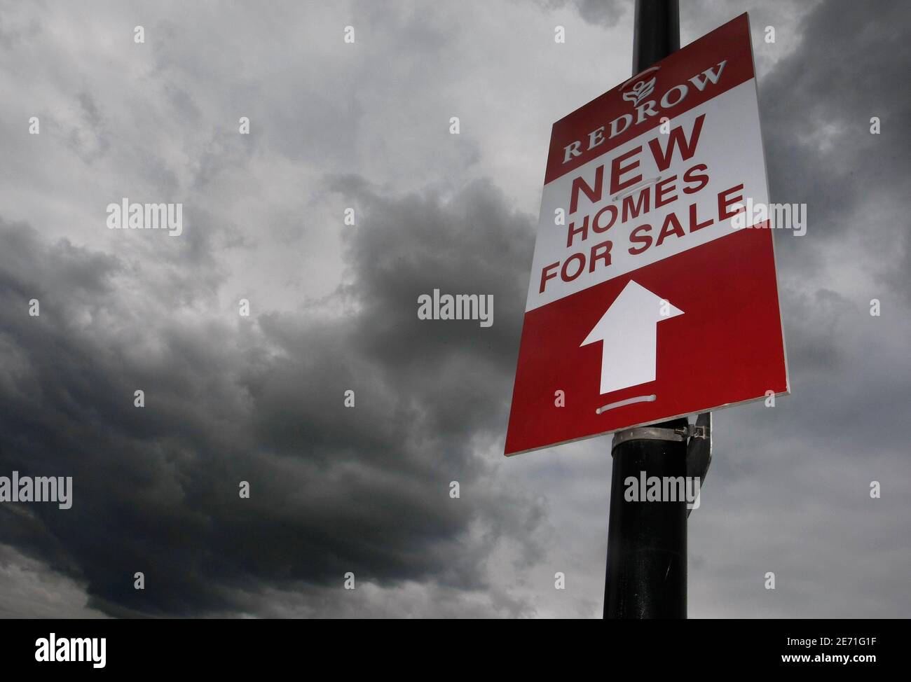 New Housing Development Advertising Sign High Resolution Stock ...