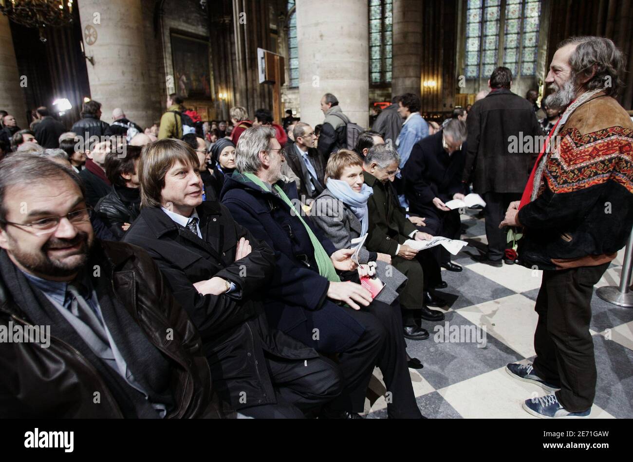 Francois Chereque, Bernard Thibault, Jean-Francois Mailly and Laurence ...