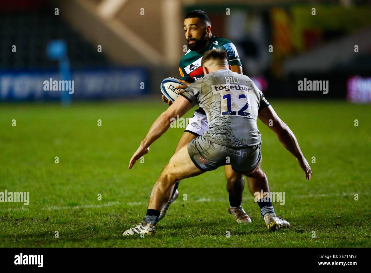 29th January 2021; Welford Road Stadium, Leicester, Midlands, England ...