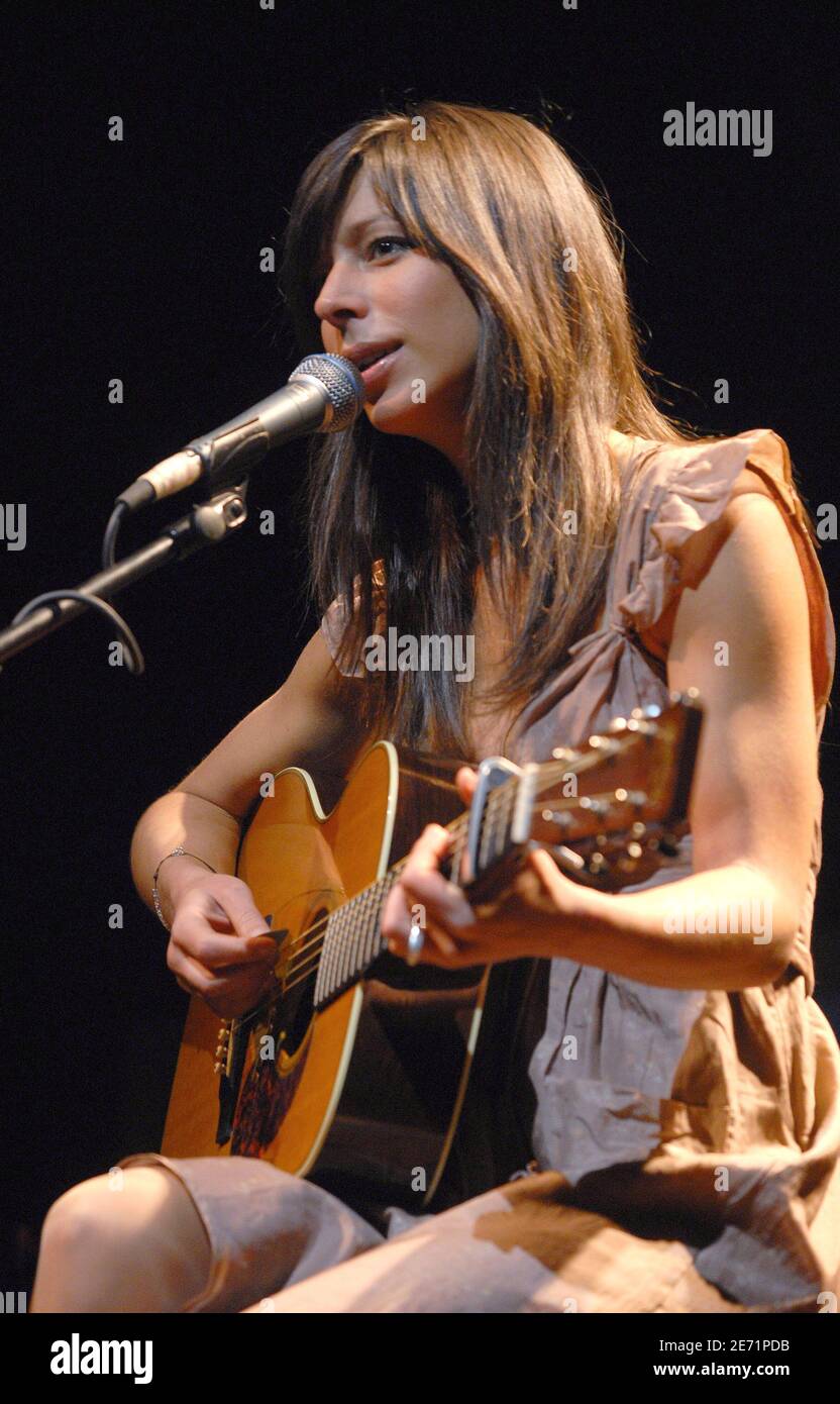 French singer Rose performs live at La Cigale in Paris, France, on ...