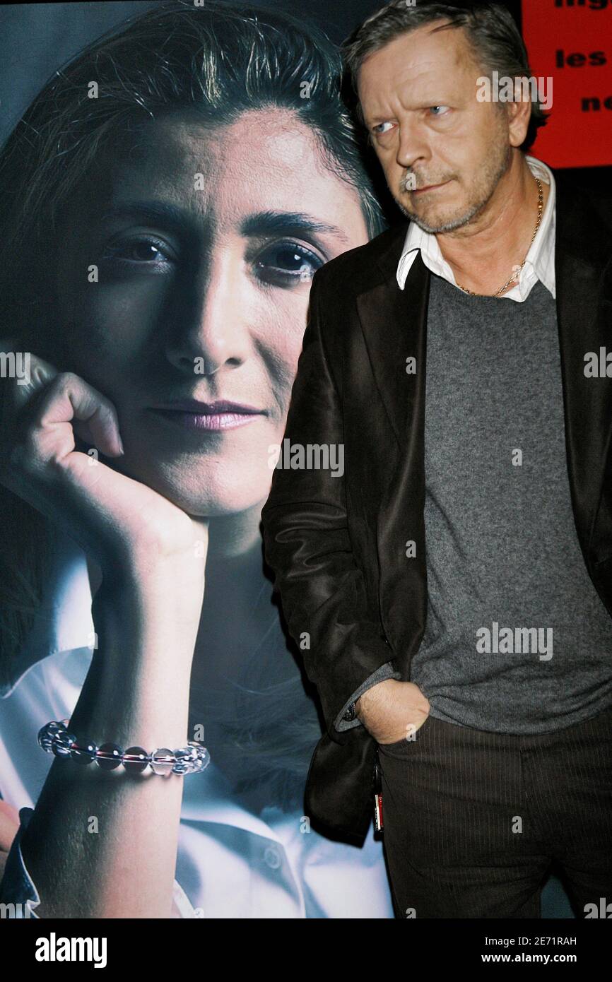 Renaud at the unveilling of a photography of Ingrid Betancourt on the ...