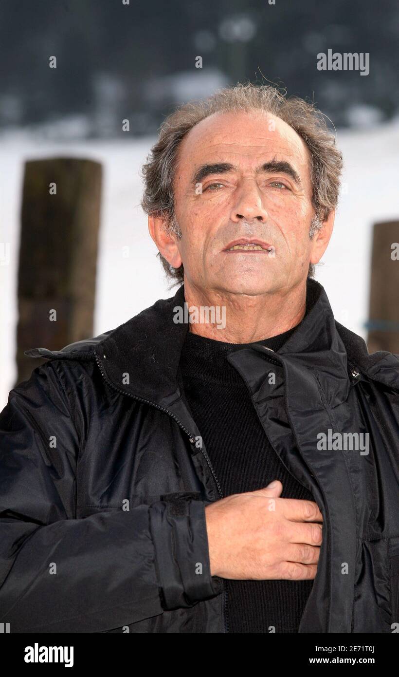 French actor Richard Bohringer poses during the 14th Fanstastic'Arts ...