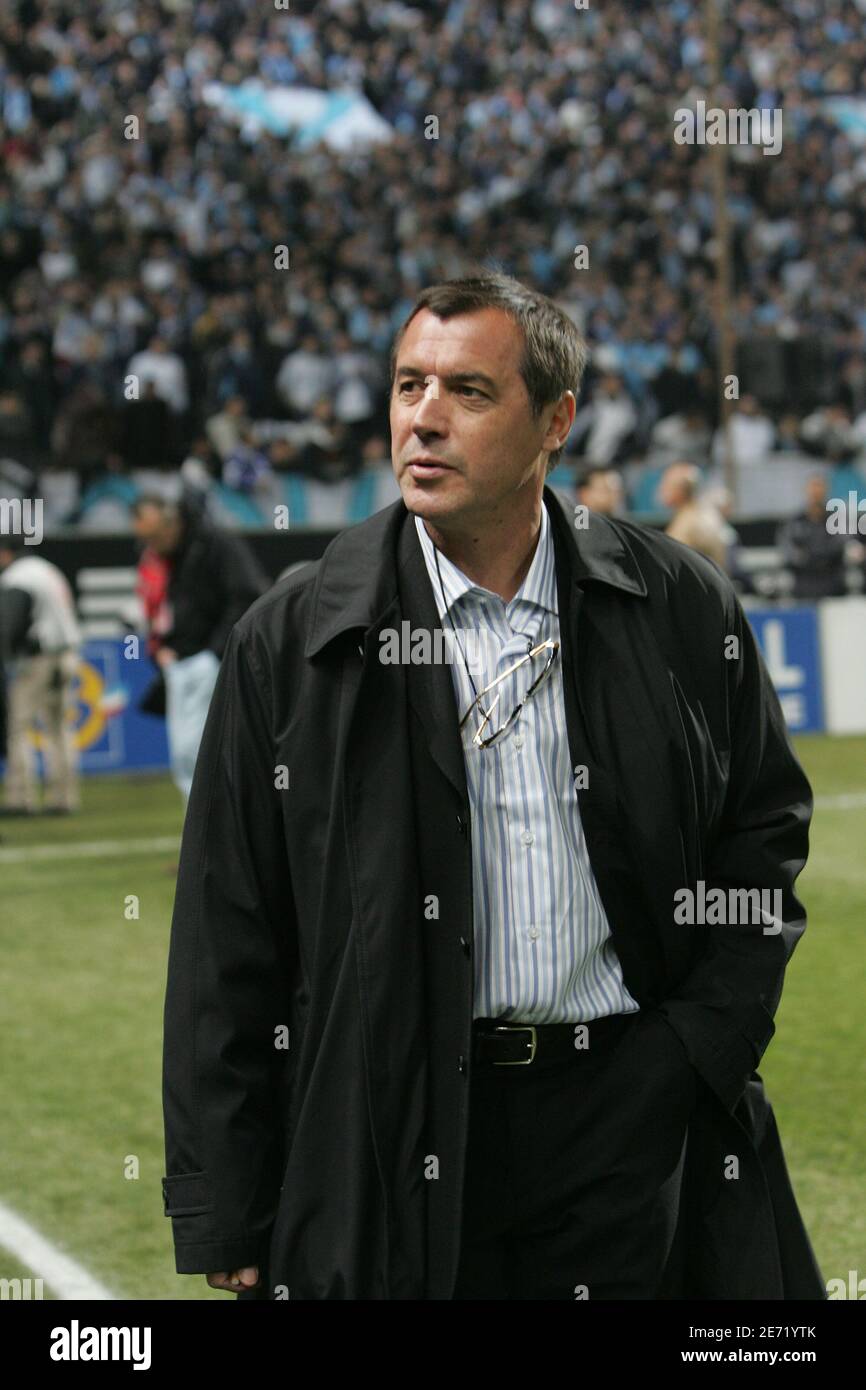 OM's coach Albert Emon during the French first league football match ...