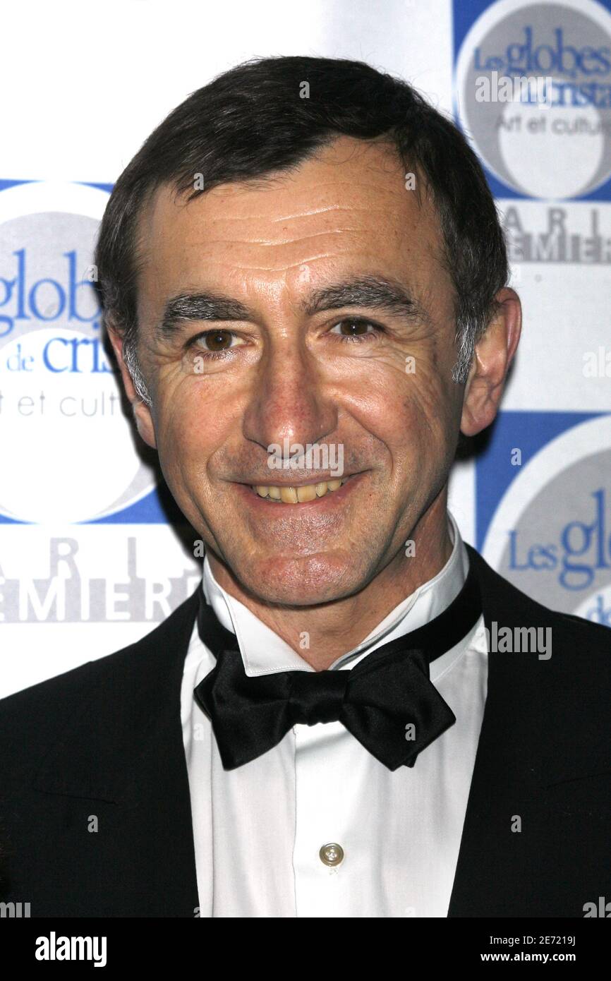 Christophe Malavoy attends the Globe of Crystal ceremony held at the ...