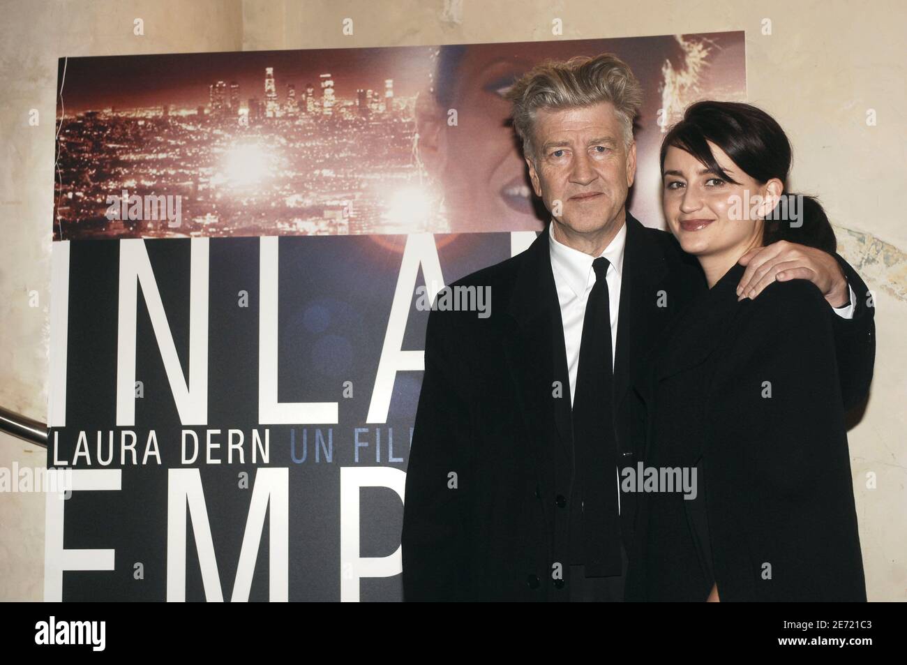 US director David Lynch and his girlfriend, actress Emily Stofle attend ...