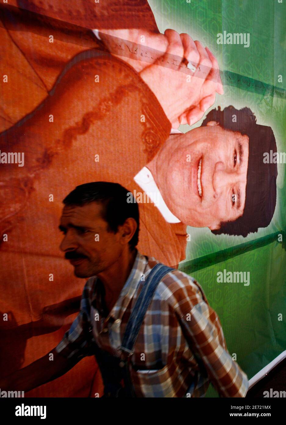 Poster of muammar al gaddafi hi-res stock photography and images - Alamy