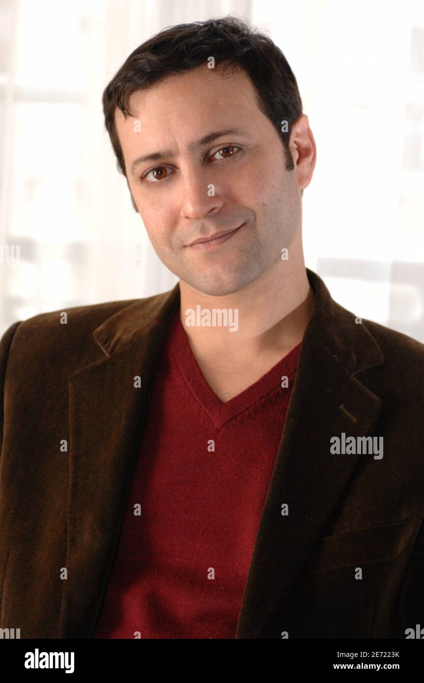 EXCLUSIVE - French author Michael Prazan poses during a private photo ...