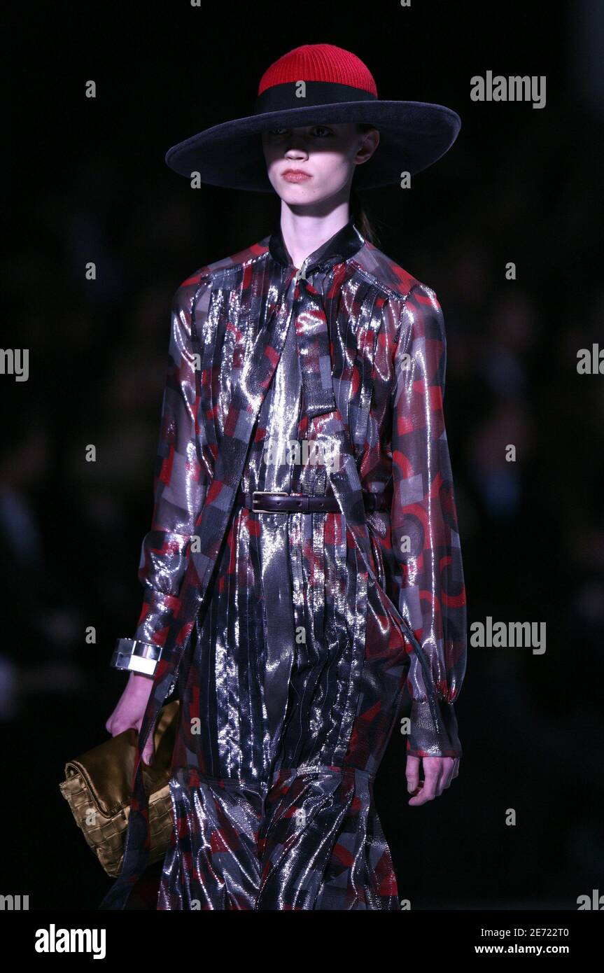 A model displays a creation by designer Marc Jacobs for his show as ...